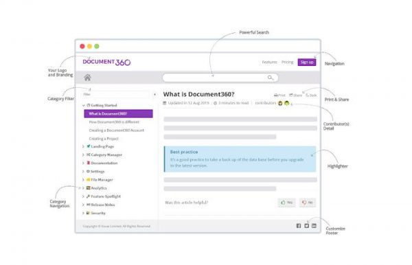 Document360 Review: Use Self-Service Knowledge Base Software
