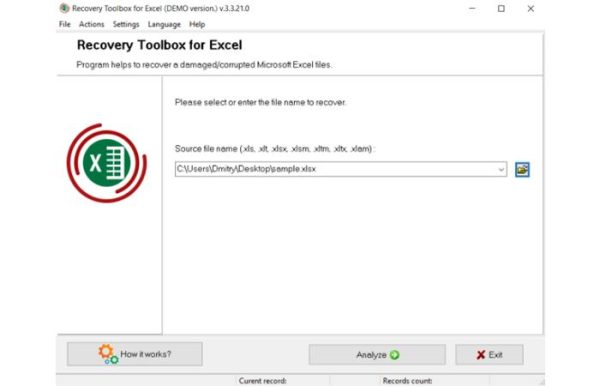 How to repair corrupted Excel file online