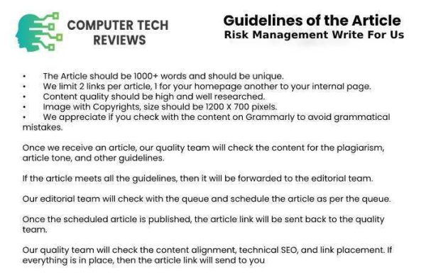 Risk Management Write For Us, Guest Post, Contribute and Submit Post
